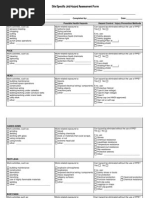 Pre Job Hazard Assessment (PJHA) FORM: CAN-EHS-F-05 Revision: 15/09/17 ...