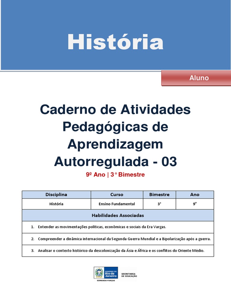 Apostila Historia 9 Ano 3 Bimestre Aluno | PDF | Alemanha nazista ...