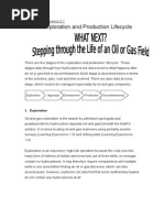 1-Field Life Cycle | PDF | Petroleum Reservoir | Product Lifecycle
