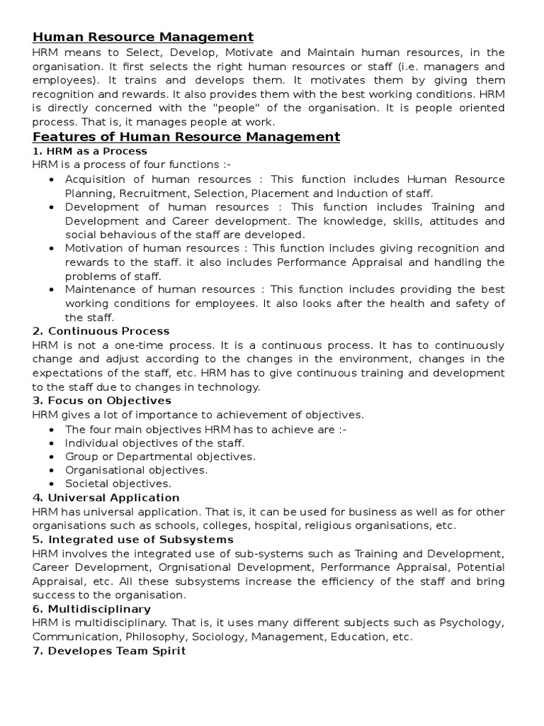 Human Resource Management | PDF