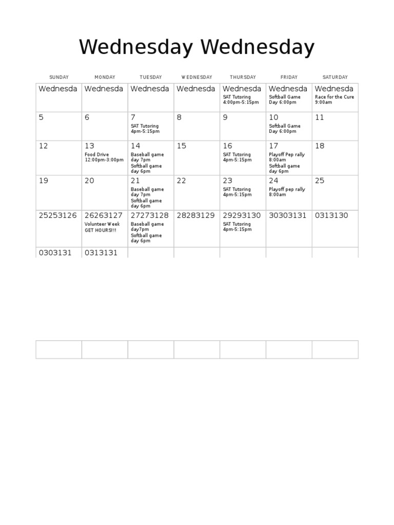 Calendar | PDF
