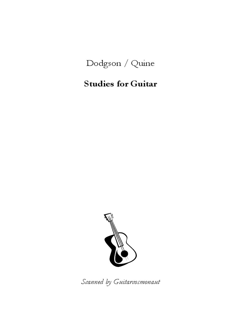 Stephen Dodgson Hector Quine Studies | PDF