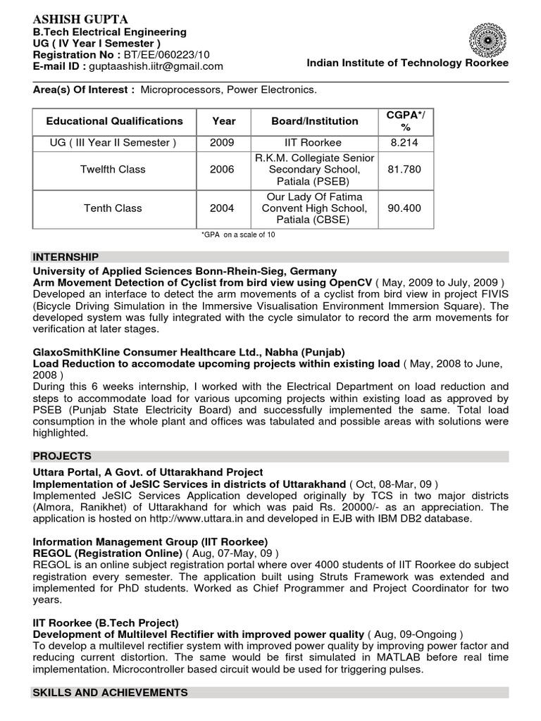 Ashish Gupta: GPA On A Scale of 10 | PDF | Computer Programming | Computing