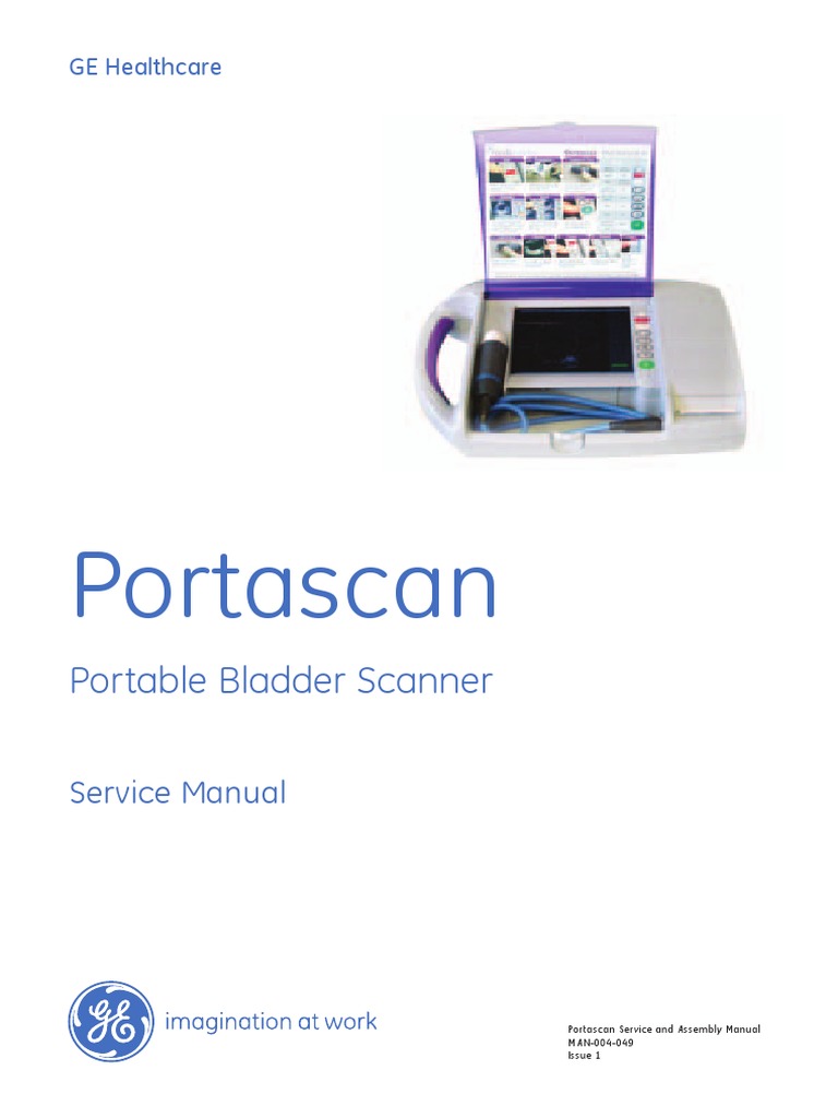 GE Portascan Portable Bladder Scanner - Service Manual | PDF ...