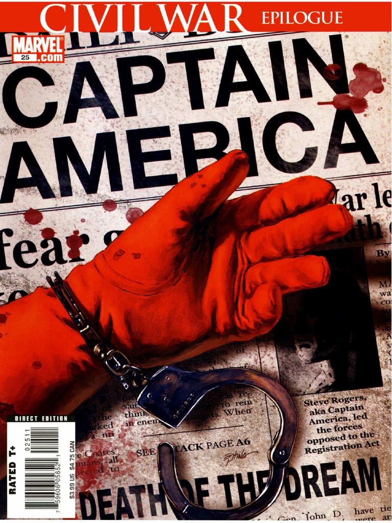Captain America 25 - Civil War Epilogue | PDF
