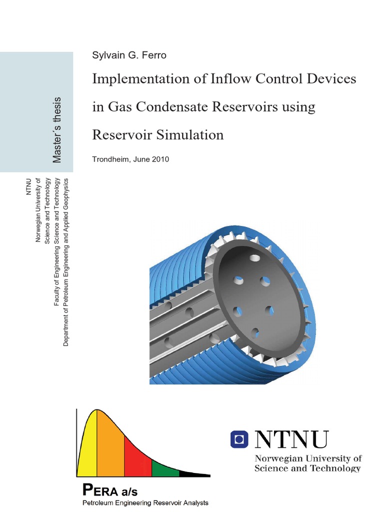 Sylvain Ferro NTNU MSC Thesis | PDF | Petroleum Reservoir | Permeability (Earth Sciences)