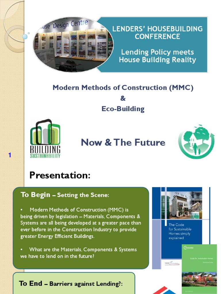 MMC and Eco Building Innovations | PDF | Green Building | Framing ...