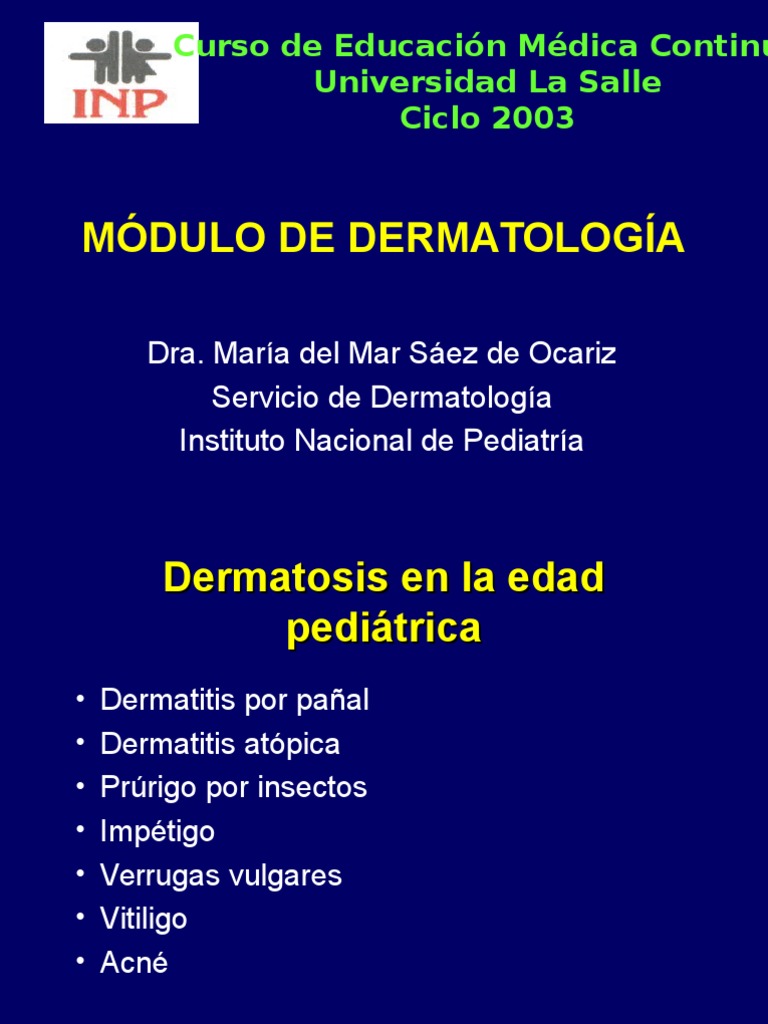 Dermatología Pediátrica | PDF