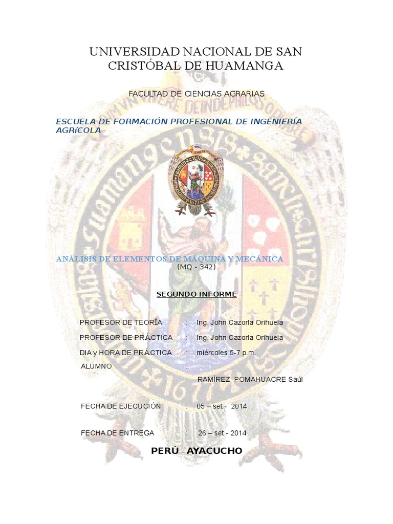 Primer Informe Imprimir Listo | PDF | Diseño | Science