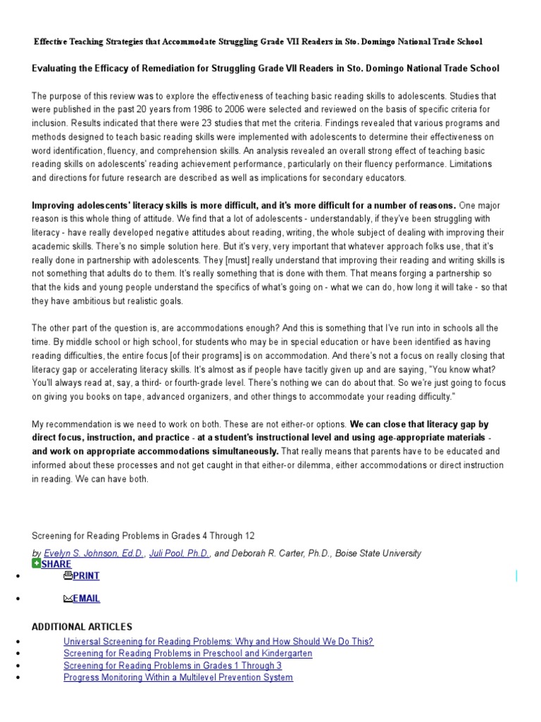 Research Methodology | PDF | Reading Comprehension | Reading (Process)