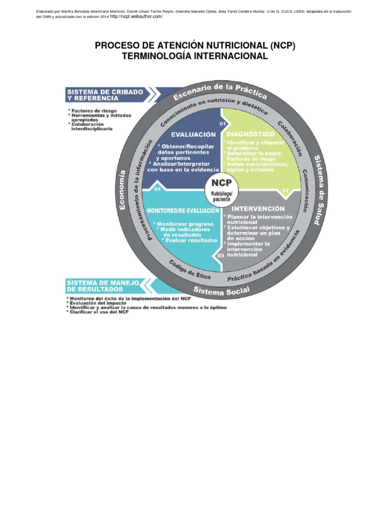Terminología PCN | Obesidad | Nutrición