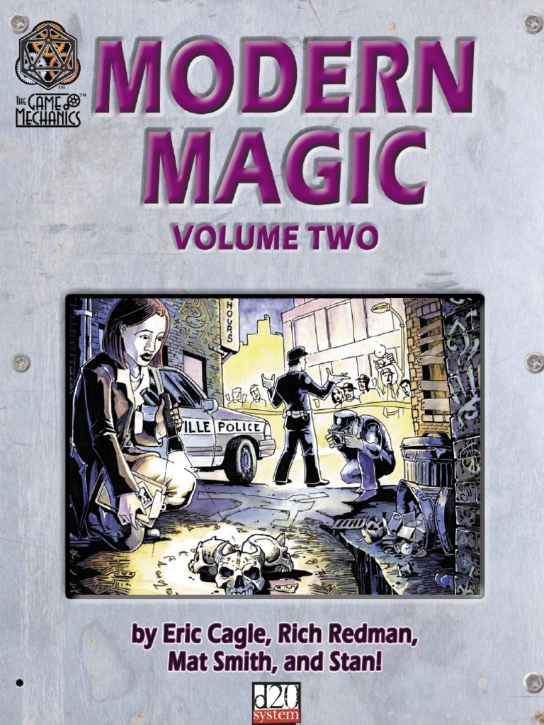 (D20 Modern) - TGM - Modern Magic Volume Two PDF | PDF | Magic ...