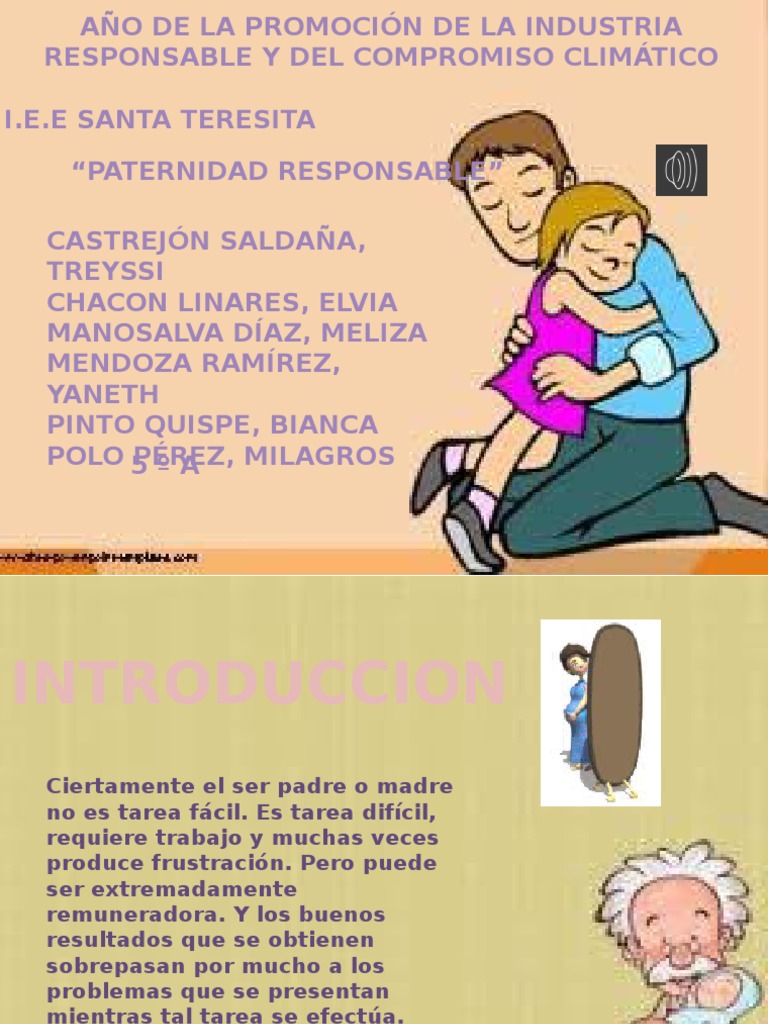 Paternidad Responsable | PDF | Familia | Amor