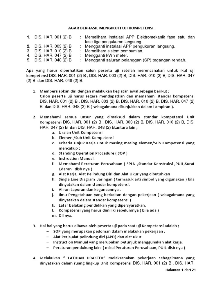Contoh Self Assessment Distribusi | PDF