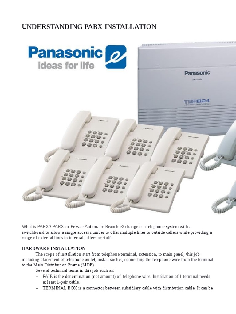 Quick Way to Install Telephone PABX | Electrical Connector | Electronics