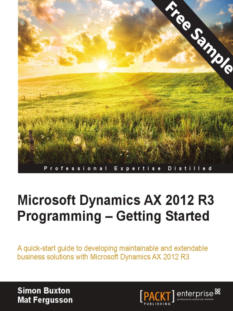 Microsoft Dynamics AX 2012 R3 Programming - Getting Started - Sample ...