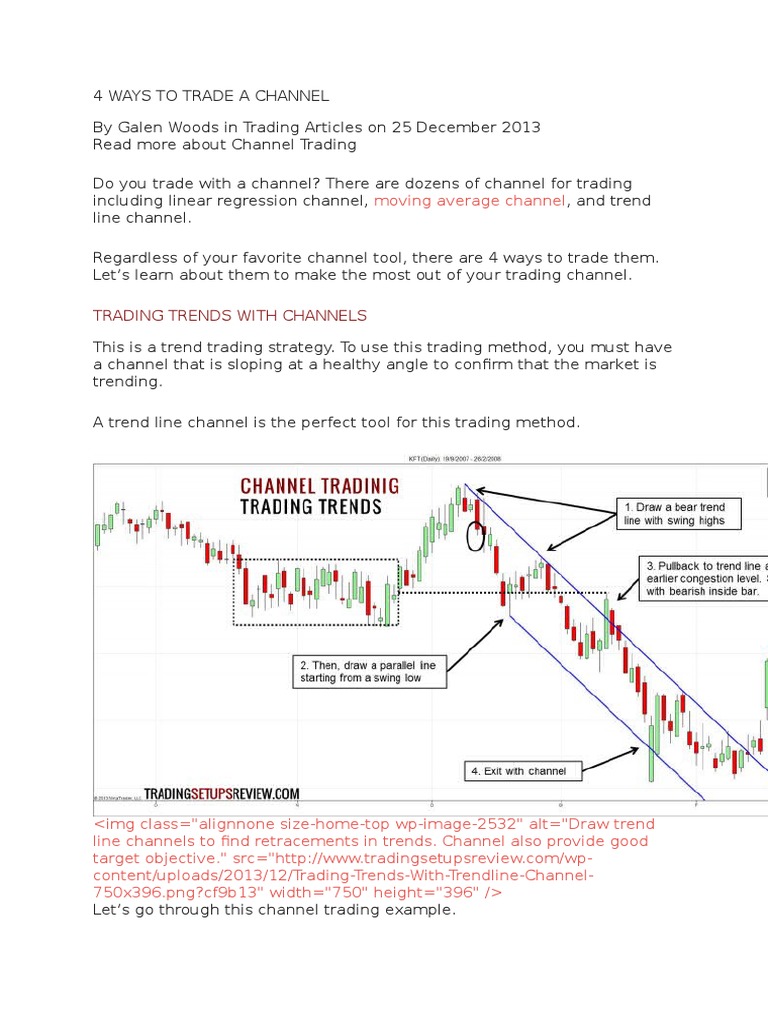 Channel Trading Strategy | PDF | Technical Analysis | Market Trend