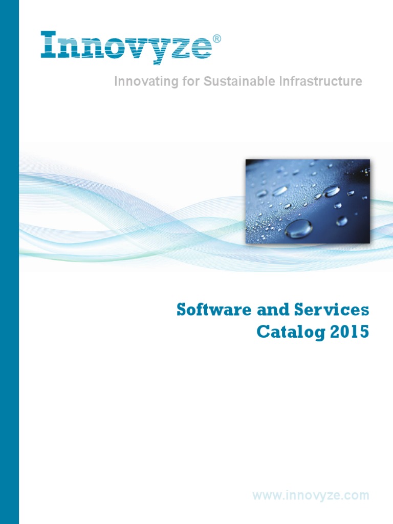 Innovyze Ecatalogue 2015 | PDF | Flood | Surface Runoff