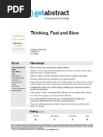 Kahneman's Thinking, Fast and Slow Review | PDF | Cognitive Psychology ...