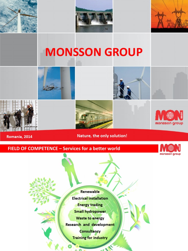 Monsson Group - Services | PDF | Wind Power | Power Station