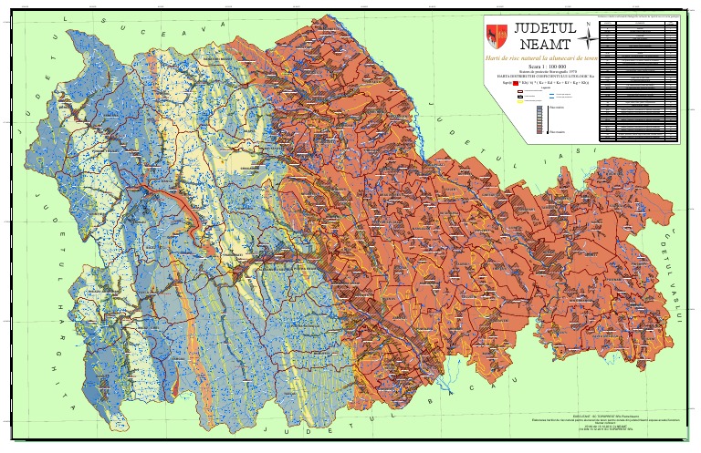 A Topographic Map of the Siret River Valley Region in Northeastern ...