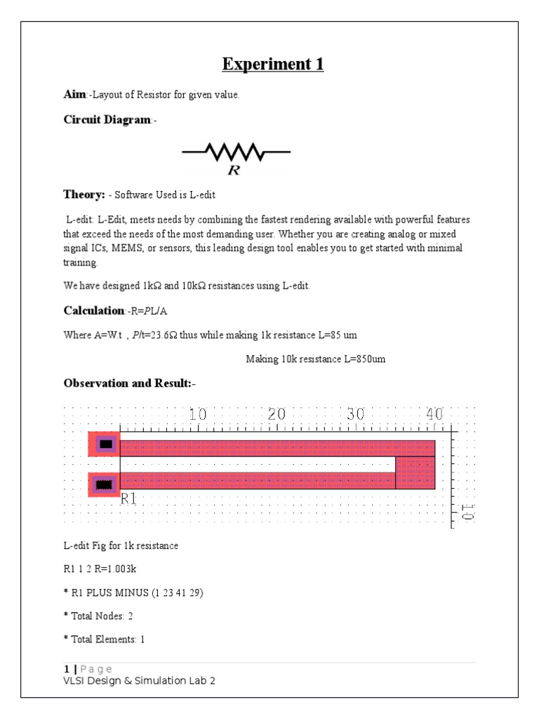 Analog CMOS Lab | PDF | Cmos | Mosfet