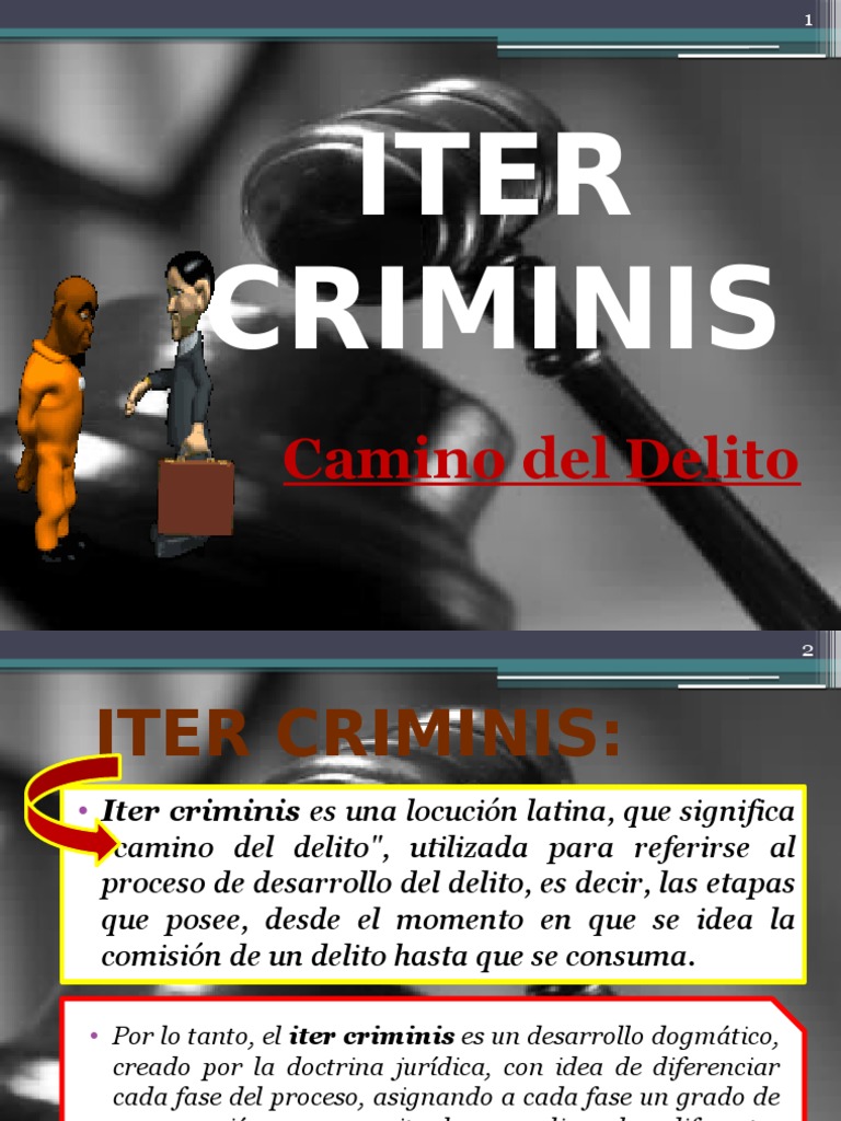 Iter Criminis | PDF | Delito | Castigos