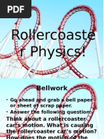 Physics of Roller Coasters Research | PDF