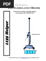 ASTM E1155: Floor Flatness & Levelness Standards | PDF | Variance ...