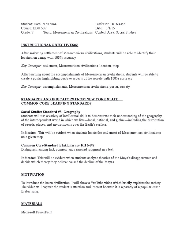 Mesoamerican Civilizations Mapping Activity | PDF | Mesoamerica | Maya ...