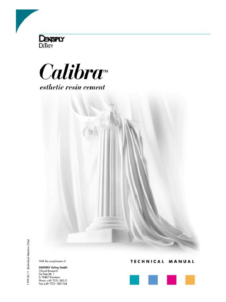 Calibra Technical Manual | PDF | Materials | Chemistry