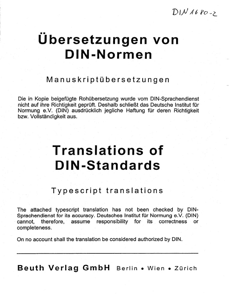 Din 1680-2 | PDF