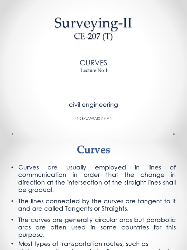 Understanding Simple and Compound Curves | PDF | Tangent | Angle