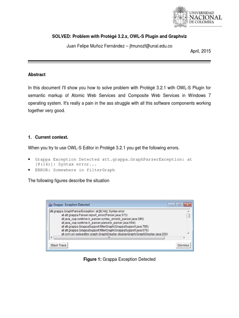 SOLVED Problem With Protégé OWL-S Plugin and Graphviz | PDF | Plug In (Computing) | Computer File