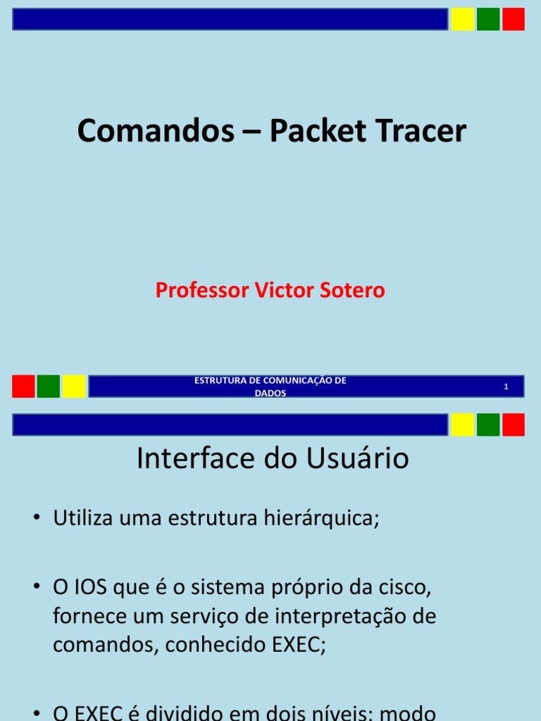 Packet Tracer Commands - User and Privileged Modes, Basic Switch ...