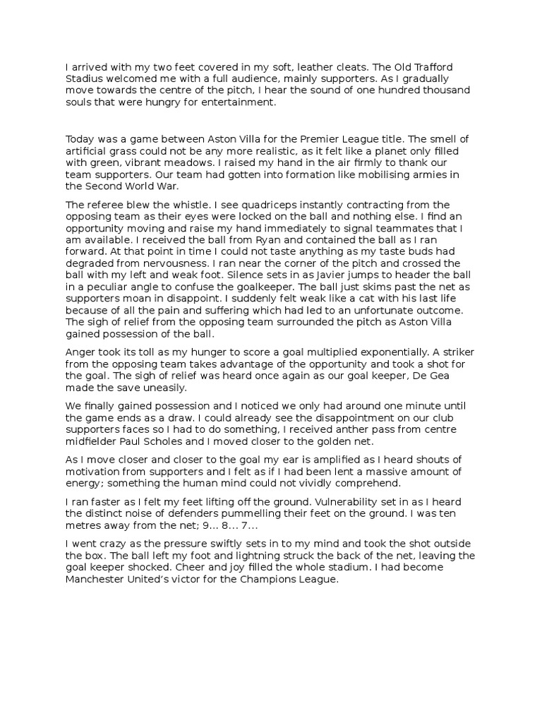 Champions League Creative Writing | Association Football Clubs ...