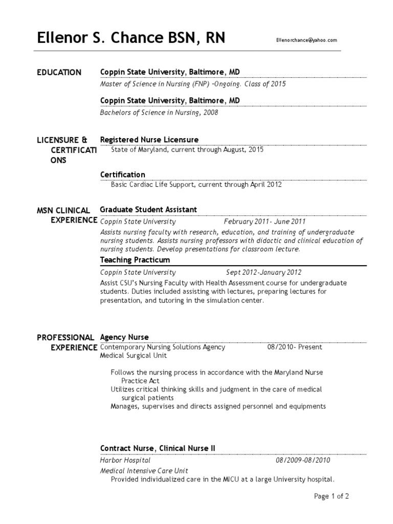 Ella Resume | PDF