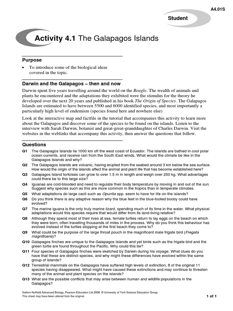 Galapagos Islands | PDF | Galápagos Islands | Birds