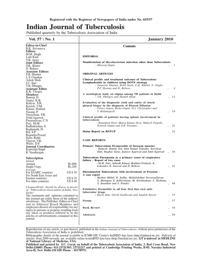 Indian Journal of Tuberculosis_ Volume 57_ No.1 Jan-2010.pdf ...