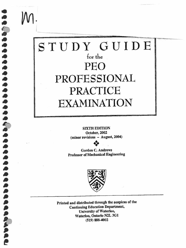 Study Guide PEO | PDF