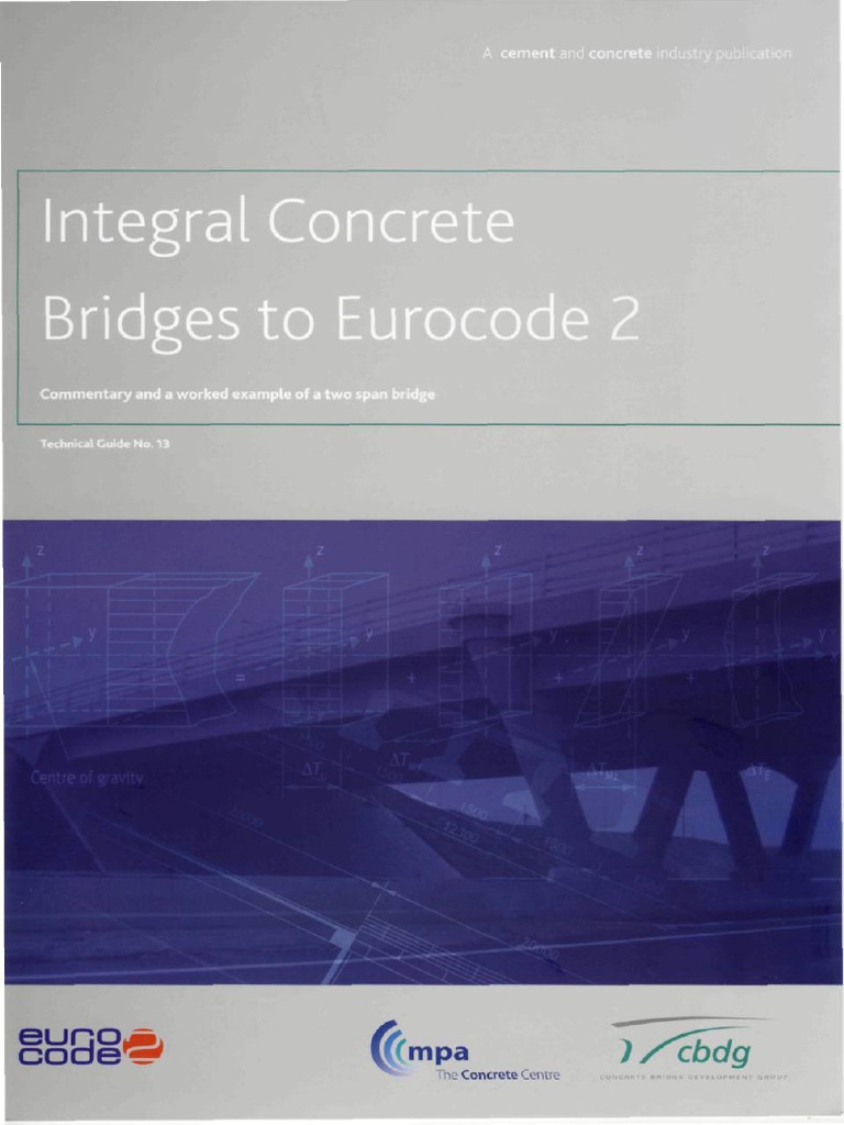 Integral Concrete Bridge EC2 - 2010 | PDF | Prestressed Concrete ...