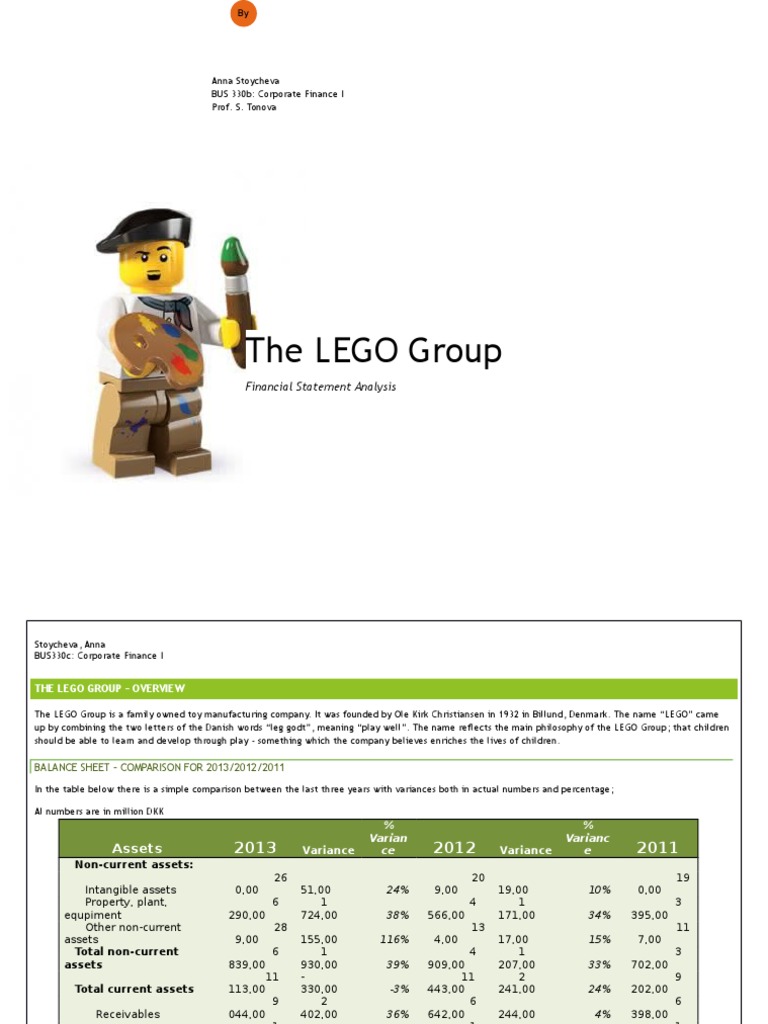 LEGO Financial Performance Analysis 2013 | PDF | Return On Equity | Revenue