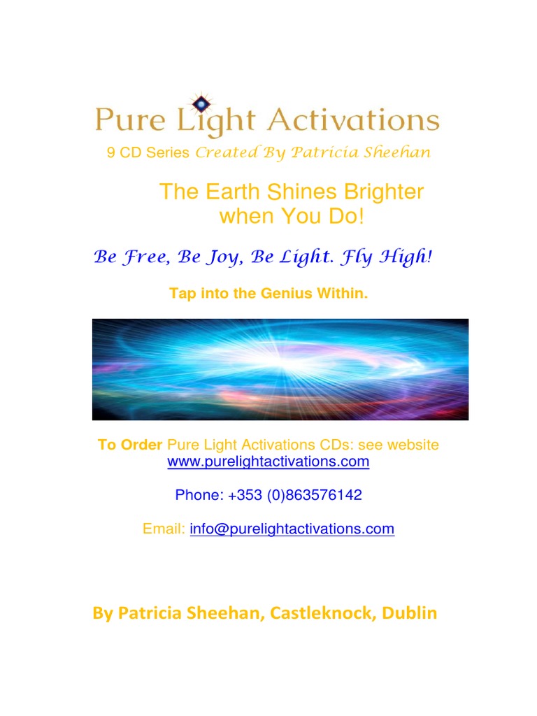Pure Light Activation S Booklet | PDF | Meditation | Light