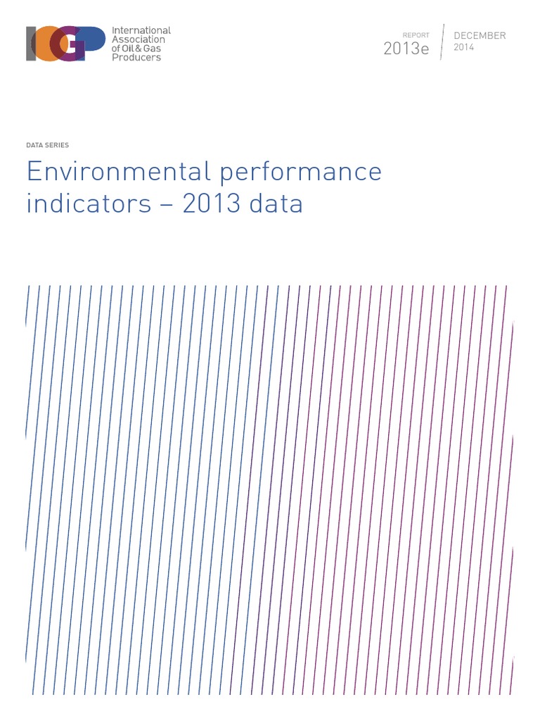 Environmental Performance Indicators - 2013 Data | PDF | Exhaust Gas ...