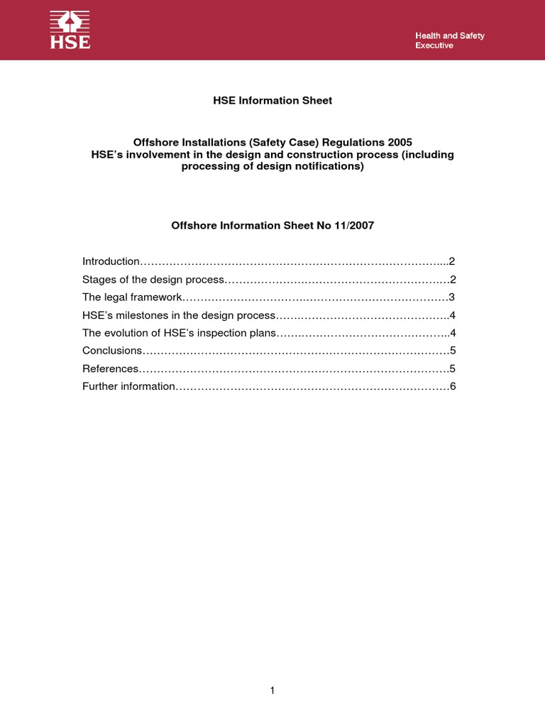 HSE UK Safety Case | PDF | Engineering Design Process | Safety