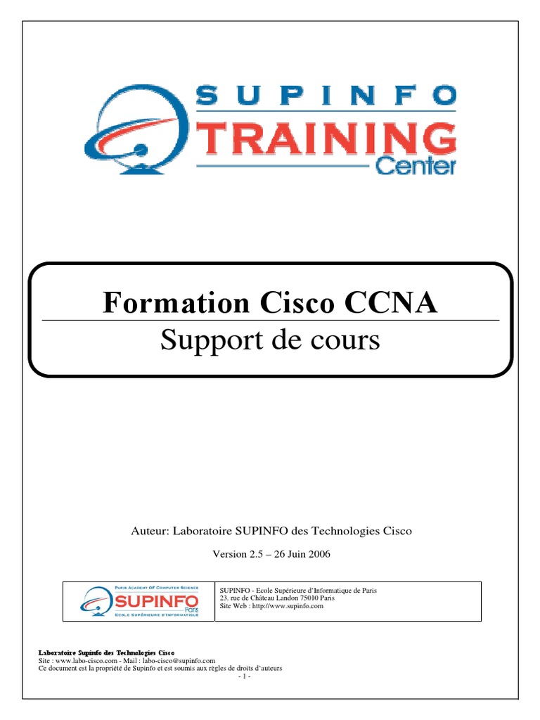 Cours Ccna en Francais | PDF | Suite des protocoles Internet | Protocoles Internet