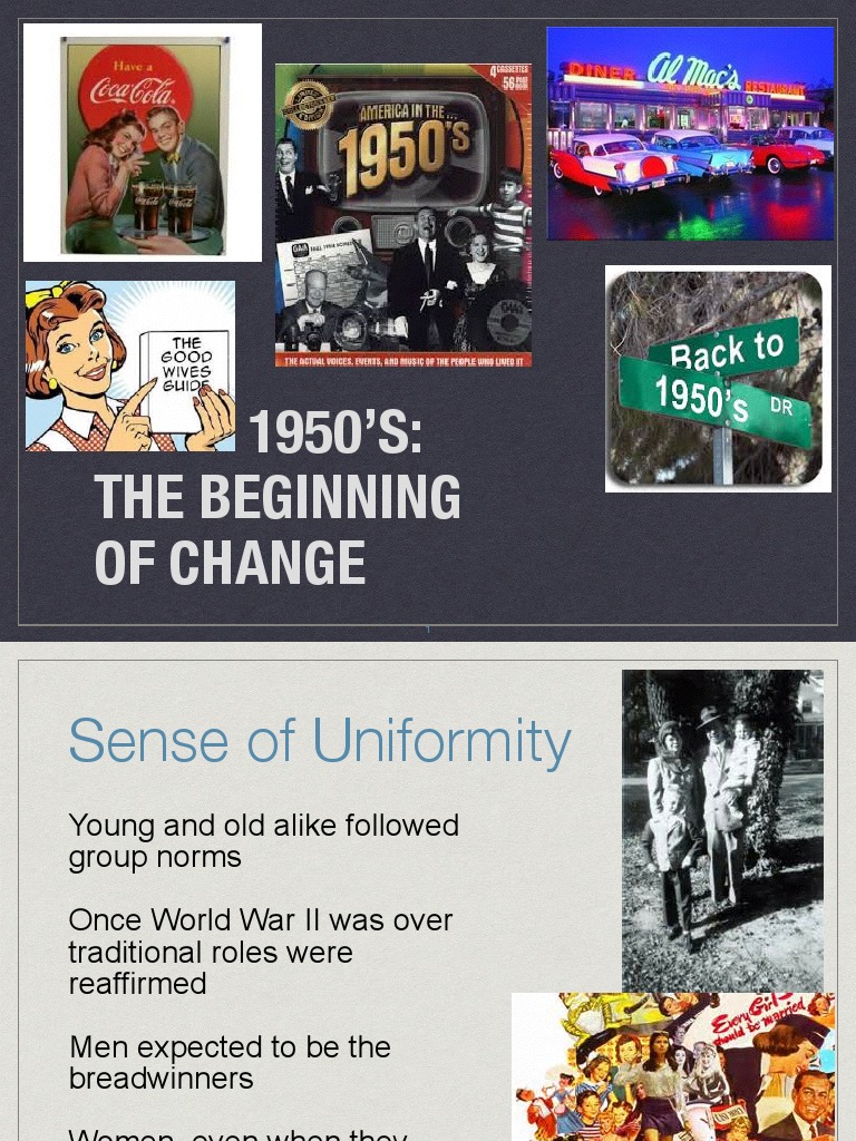 1950s Slide Show | PDF | Joseph Mc Carthy | American Government