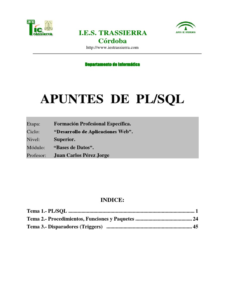 Tema PL SQL | PDF | Pl / Sql | SQL