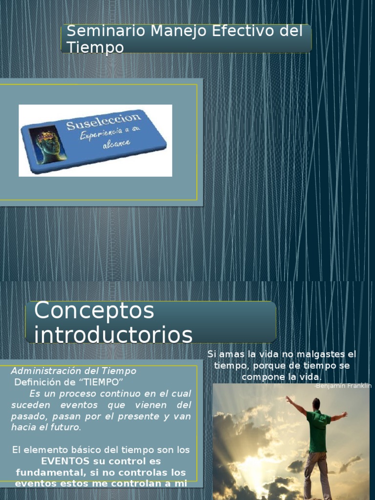 Gestión del Tiempo y Productividad | PDF | Autoestima | Ciencia cognitiva