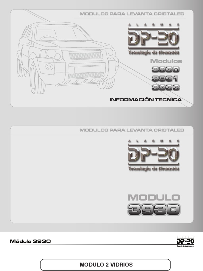 Manual Modulos DP 20 | PDF | Color | Bienes manufacturados